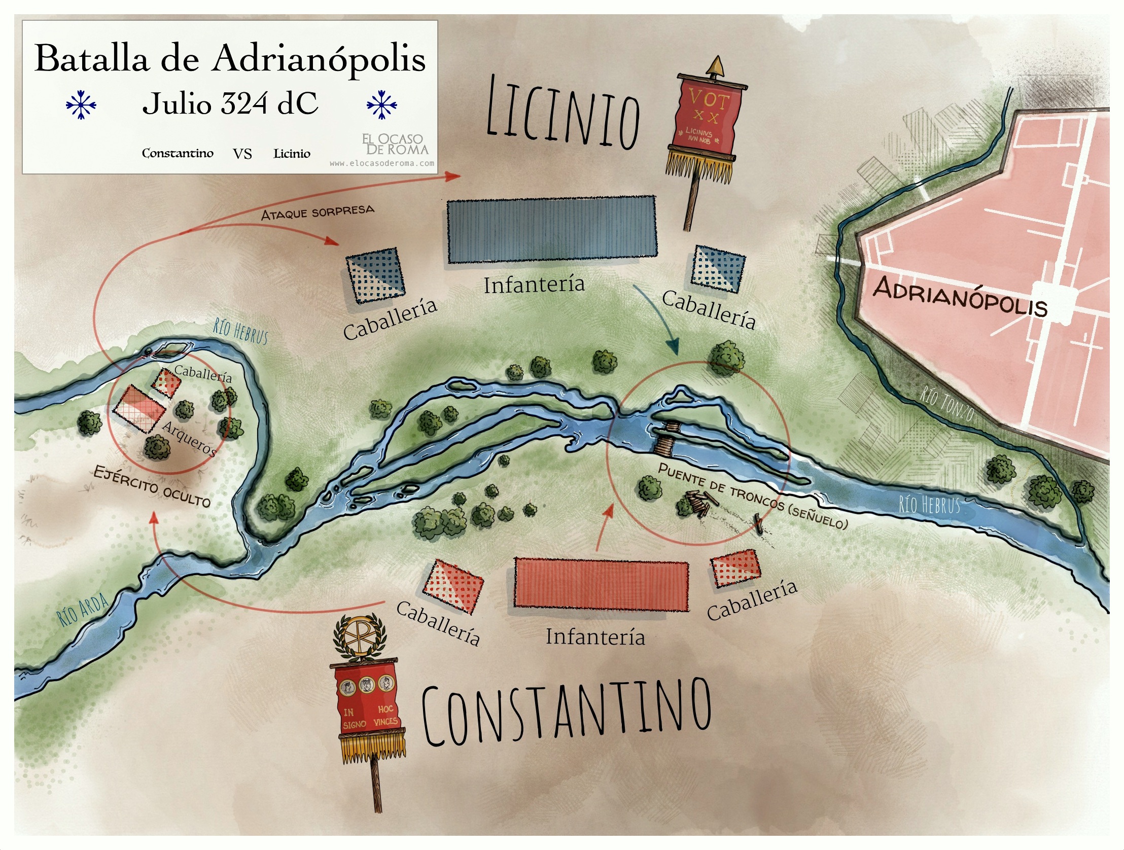 (Episodio 76) Constantino vs Licinio (III): Nuevo ciclo bélico ...